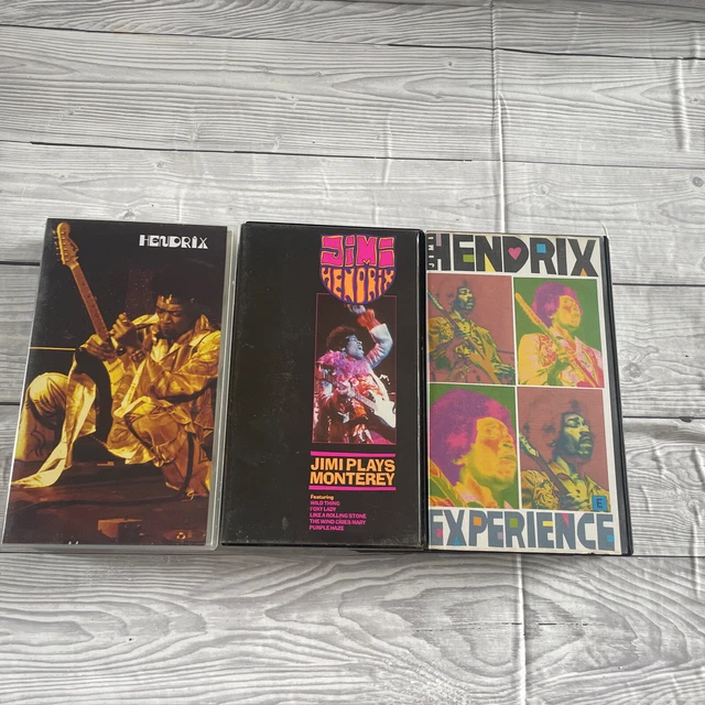 JIMI HENDRIX VHS Experience, Jimi Plays Monterey, Band Of Gypsys £12.00 ...