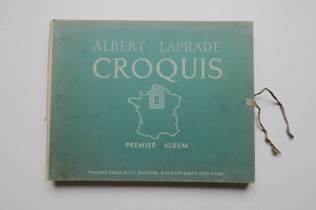 ALBERT LAPRADE, CROQUIS, Du Nord à la Loire, Premier Album, Fréal, 1942 ...