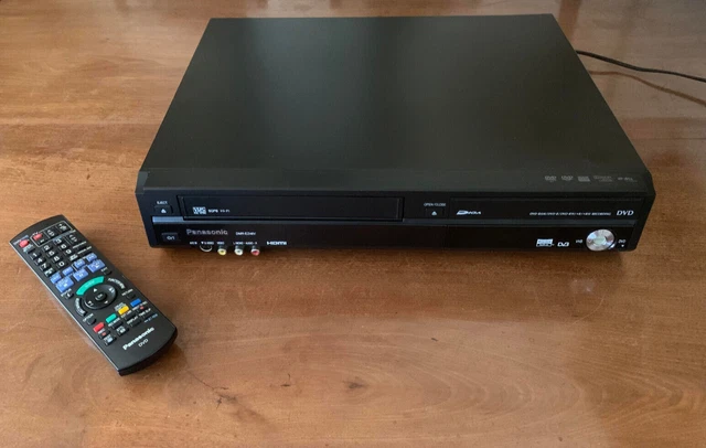 PANASONIC DMR-EZ48V VHS+DVD Recorder Combi VCR Built in Freeview Video ...