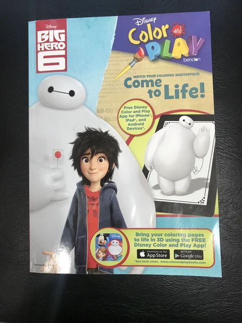 KIDS COLORING BOOK ~ Disney Color and & Play: Big Hero 6 £3.14 ...