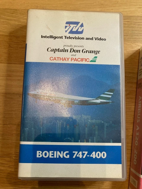 AIRBUS A320-200 VHS Video Tapes - Boeing 747-400 A320 Simulator - RARE ...