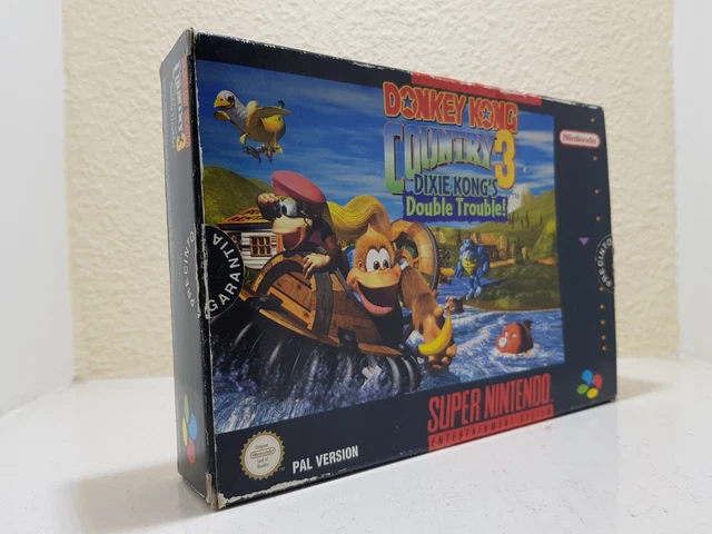 DONKEY KONG COUNTRY 3: Dixie Kong's Double Trouble / Super Nintendo / Pal EUR 160,95 - PicClick IT