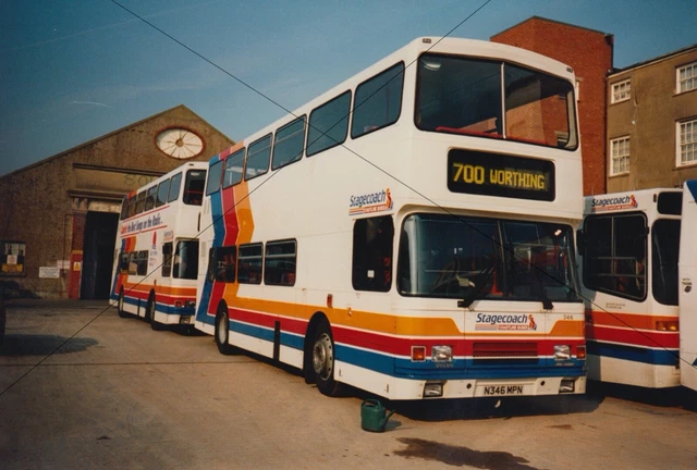 BUS PHOTO STAGECOACH Coastline Photograph 346 Volvo Olympian N346Mpn ...