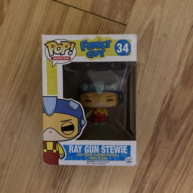 RAY GUN STEWIE # FAMILY GUY Pop Vinyl Funko “RARE” £22.56 - PicClick UK