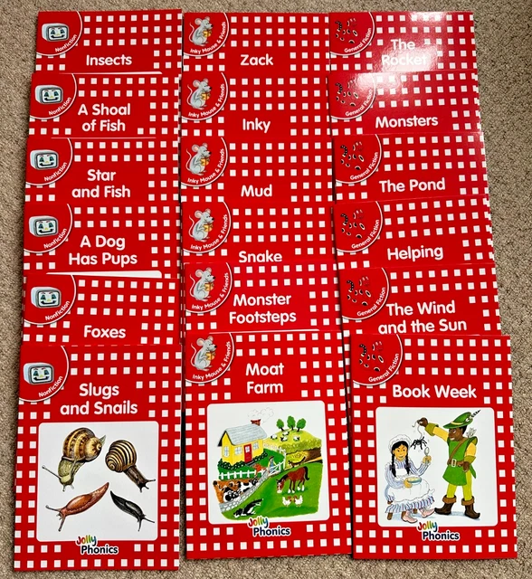 JOLLY PHONICS READERS, Complete Set Red Level 1 £21.47 - PicClick UK