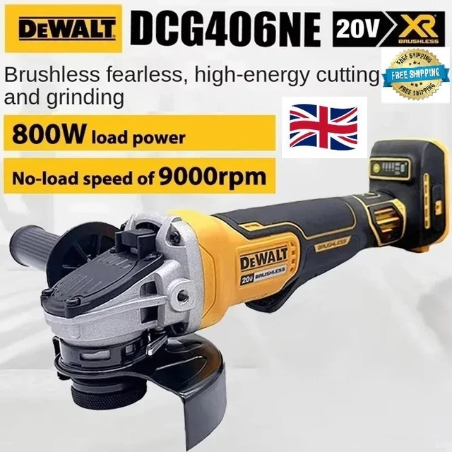 DEWALT DCG406 20V XR Brushless Cordless 125mm 9000rpm Angle Grinder ...