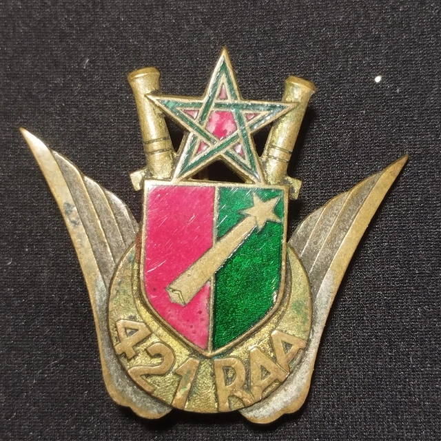 A13M) (REF3230) BEL insigne militaire du 421 RAA armée French Badge EUR ...