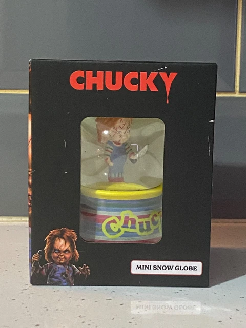 CHUCKY MINI SNOW globe horror figure rare brand new man cave £18.54 ...