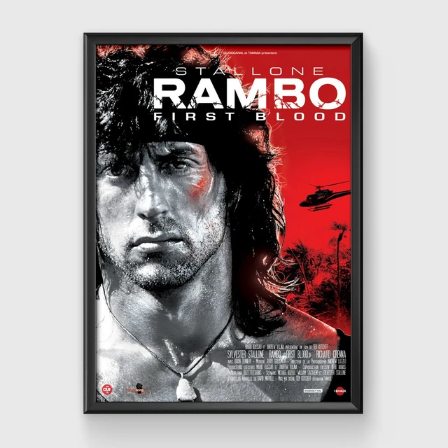 RAMBO FIRST BLOOD Movie Poster Sylvester Stallone £15.36 - PicClick UK