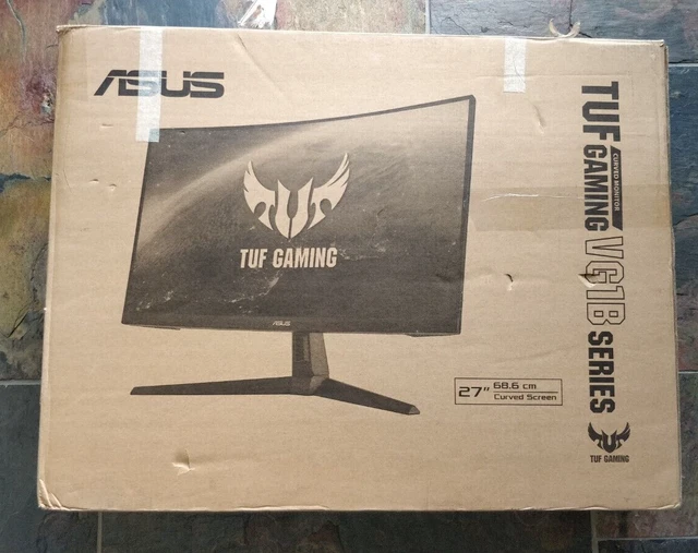 ASUS TUF GAMING VG27WQ1B Curved Gaming Monitor, 27inch WQHD (2560x1440) 165hz £44.99 - PicClick UK