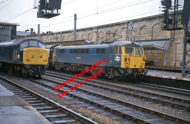 ORIGINAL 35MM Slide Railway Diesel /Steam- 45033 & 87010 'King Arther ...