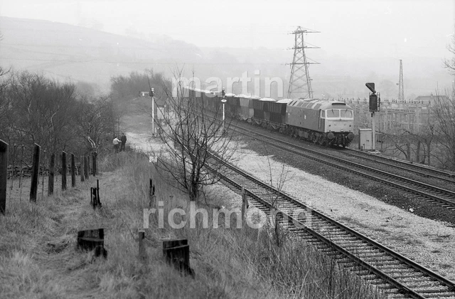 NEW MILLS SOUTH Class 47 47193 10.4.84 John Vaughan Negative RN389 £2. ...