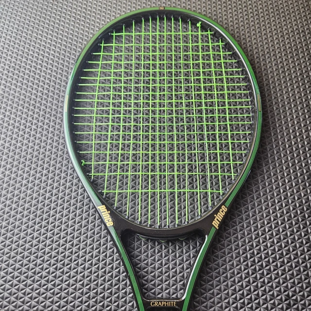 VINTAGE PRINCE GRAPHITE 90 Tennis Racquet 4 3/8'' Grip Size Racket 1987 ...