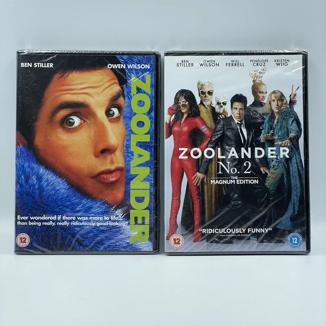 ZOOLANDER / ZOOLANDER No2 [DVD] Two Film Bundle • UK R2 • New & Sealed EUR 7,24 - PicClick IT