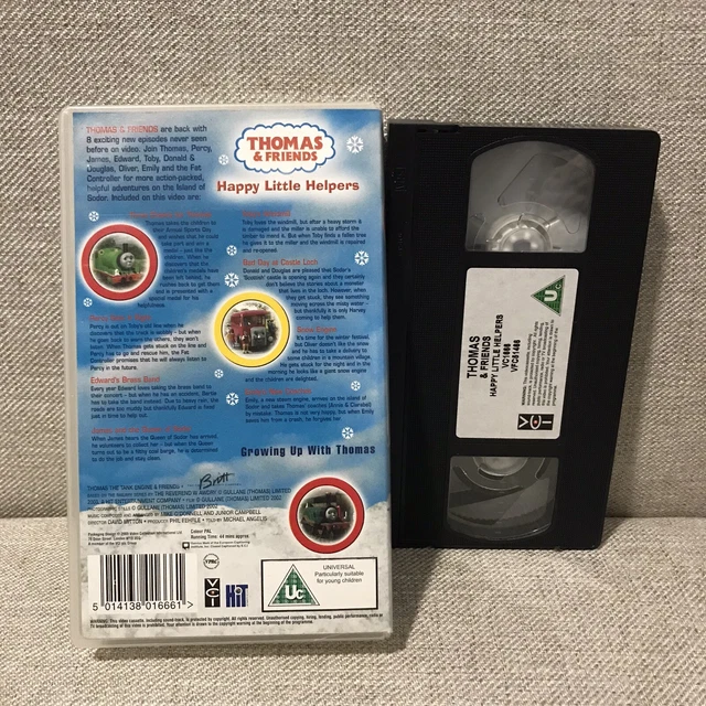 THOMAS THE TANK Engine And Friends - Vhs Video - Happy Little Helpers ...