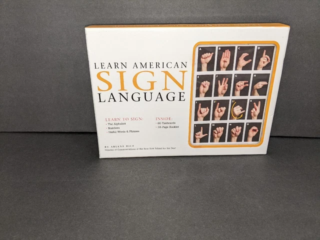 American Sign Language Flash Cards