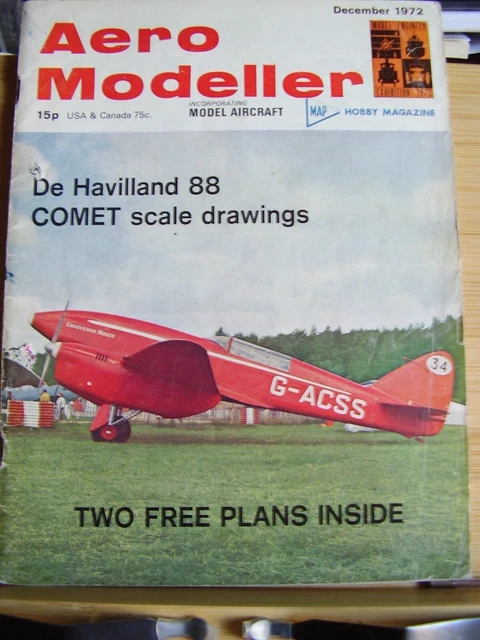AEROMODELLER MODEL AIRCRAFT Magazine 1972 December Jack Muncaster Ray ...