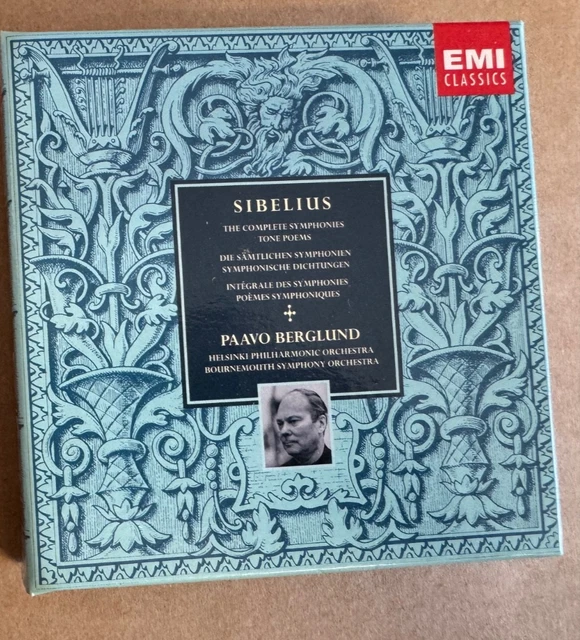 SIBELIUS: THE COMPLETE Symphonies & Tone Poems Paavo Berglund 8 CD box set £30.00 - PicClick UK