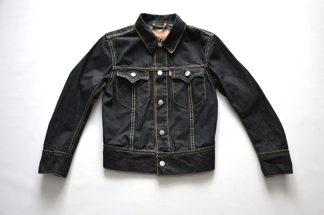 LEVI'S 70901 MENS Jeans Trucker Jacket Herren Jacket Gr. S Denim INDIGO ...