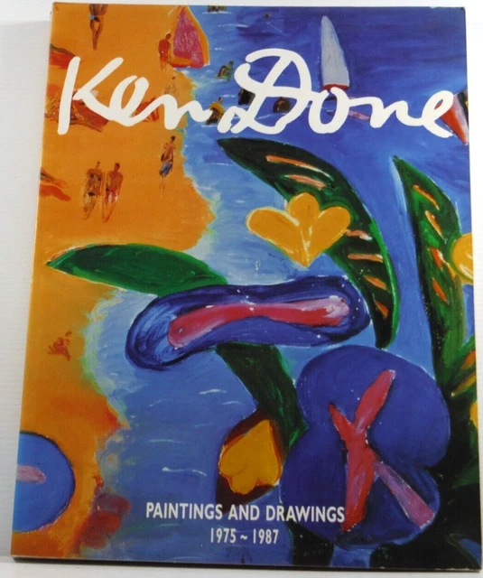 KEN DONE PAINTINGS and Drawings 1975-1987 biography Art Book large ...