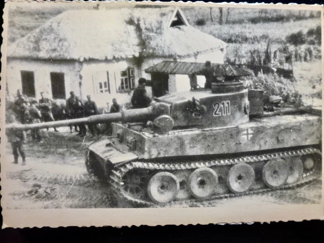 PHOTO FOTO WWII WW2 : Char Panzer ** TIGRE n°211 _ TIGER Tank ** EUR 15 ...