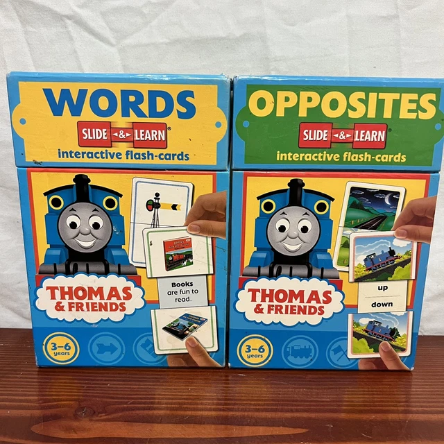 THOMAS THE TANK Engine Words+Opposite Slide & Learn Interactive Flash ...