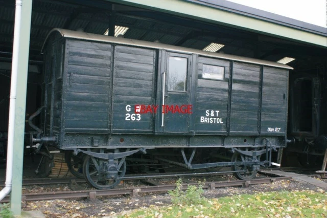 PHOTO GWR/BRW St Mess Van No 263 At The Great Western Society Didcot ...