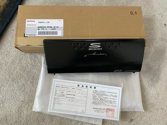 OEM HONDA S2000 20th Anniversary Radio Console Lid Limited Edition ...