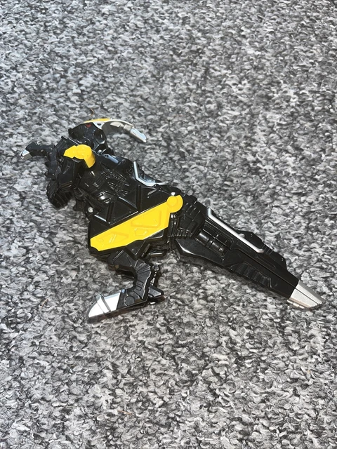 POWER RANGERS DINO CHARGE BLACK PARA ZORD FIGURE & No2 CHARGER - Slight ...