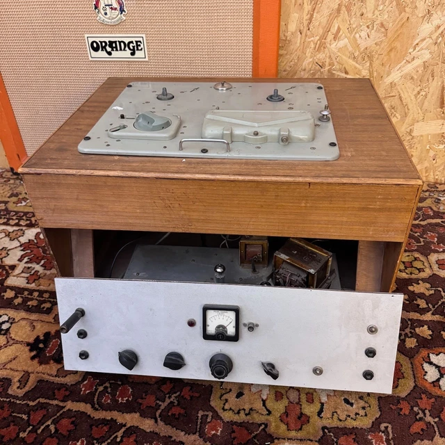 VINTAGE EL84 EF86 Valve Amplifier w Ferrograph Series Reel to Reel Tape ...