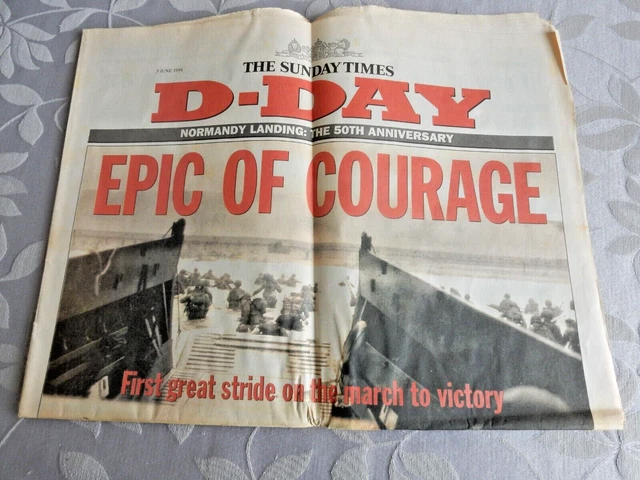 SUNDAY TIMES D-DAY Supplement £4.00 - PicClick UK