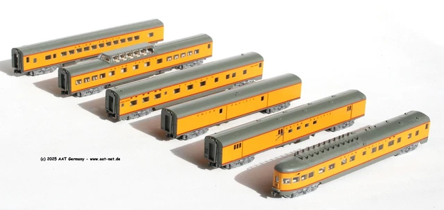KATO N 106014 - SS Passenger Set Union Pacific, 6-Piece - New, Without ...