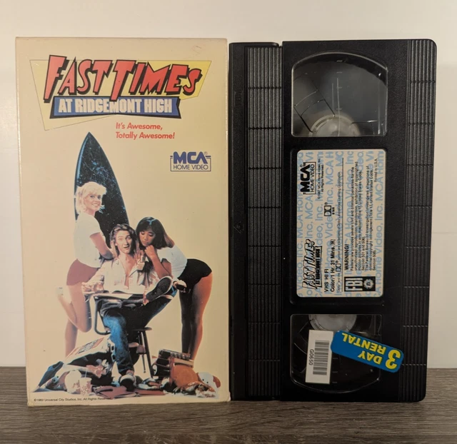 FAST TIMES AT Ridgemont High (VHS 1982, 1987 MCA Release) £13.33 ...