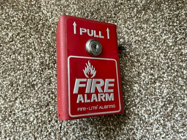 FIRE-LITE BG-8 FIRE Alarm Pull Station Red EUR 17,03 - PicClick FR