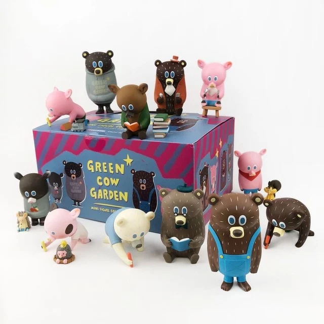 POP MART MINI Figure Kohei Ogawa Green Cow Garden Bg Bear Set $180.00 ...