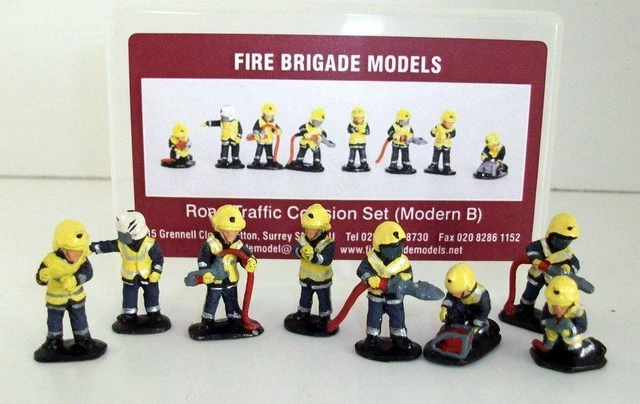 FIRE BRIGADE MODELS 1/72 Scale - FBM7 Road traffic collision set moden B Figures £58.70 ...