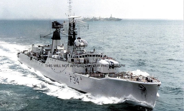 ROYAL NAVY LEOPARD Class Frigate HMS LYNX (F27) - 6X4 (10X15 ...