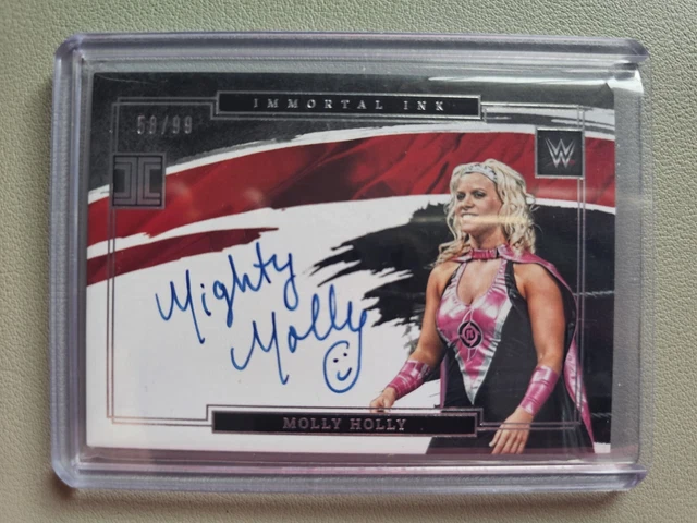 WWE MOLLY HOLLY 2022 Impeccable Immortal Ink Auto /99 MIGHTY MOLLY $39. ...