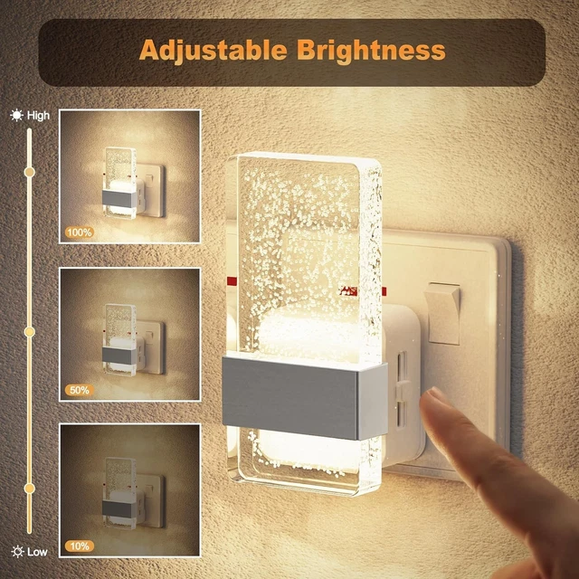 PLUG IN NIGHT Light with 3000K Warm White LED Nightlight £32.99 ...