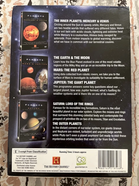 THE HISTORY CHANNEL’S The Planets DVD Box Set EUR 4,09 - PicClick IT