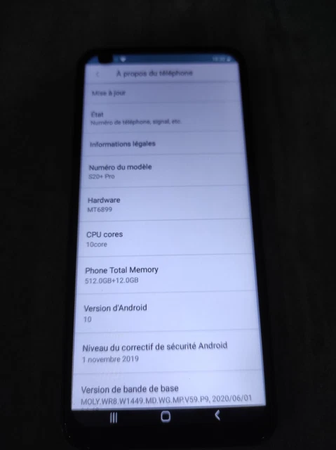 SMARTPHONE LEIOA S20+ pro Android 10 EUR 99,00 - PicClick FR