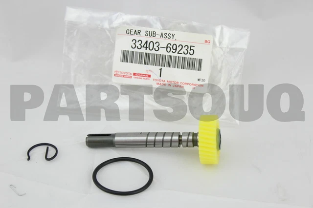 3340380002 GENUINE TOYOTA GEAR SUB-ASSY, SPEEDOMETER DRIVEN (MTM) 33403 ...