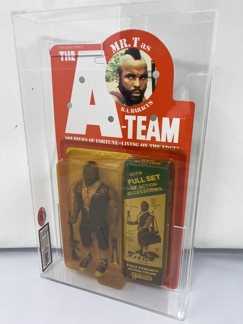 VINTAGE THE A-TEAM B.A. Baracus Mr T Action Figure Galoob 1983 Graded ...