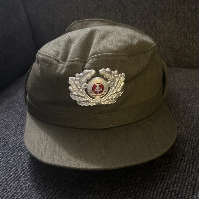 VINTAGE ORIGINAL EAST German Army NVA Officer Military Hat Cap £33.01 ...