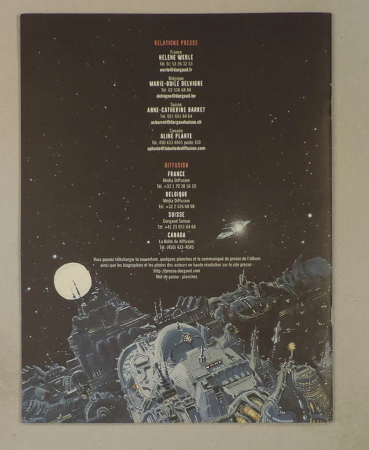 VALERIAN DOSSIER PRESSE Mezieres Christin Dargaud 2017 EUR 15,00 ...