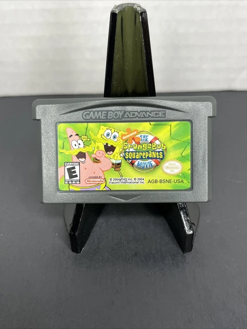 SPONGEBOB SQUAREPANTS THE Movie Nintendo Game Boy Advance w/booklet ...