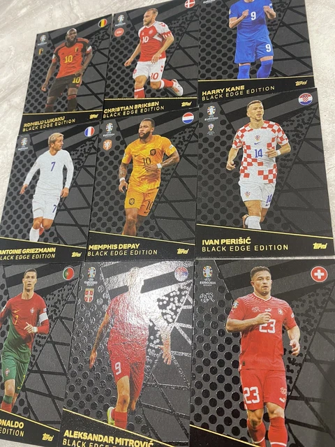 MATCH ATTAX EURO 23/24 Full Black Edge Set 9 Cards £15.00 - PicClick UK
