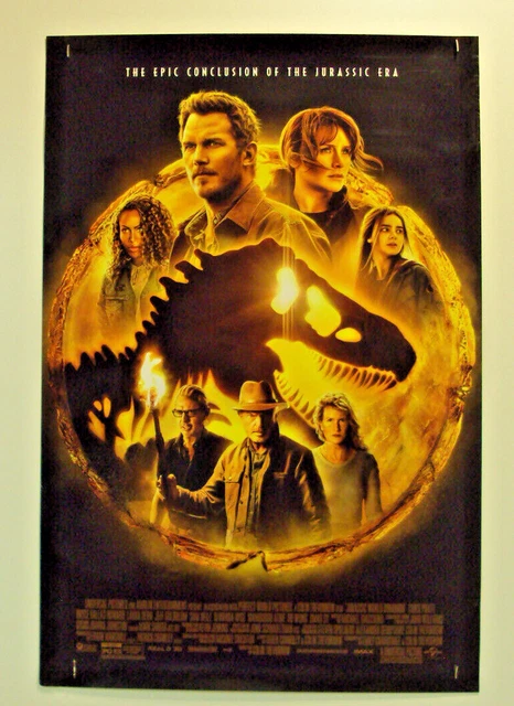 JURASSIC WORLD: DOMINION (2022) - Original Double Sided Advance Movie ...
