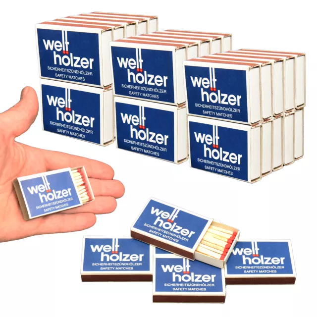 WELTHÖLZER STREICHHÖLZER 39 Schachteln Zündholzschachtel Zündhölzer ...