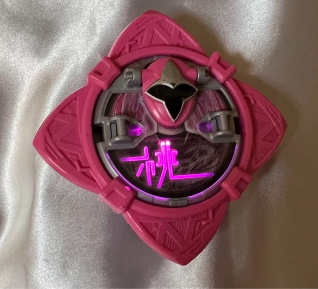 POWER RANGERS NINJA Steel Ninninger DX Momo Ninger Shuriken rose ...